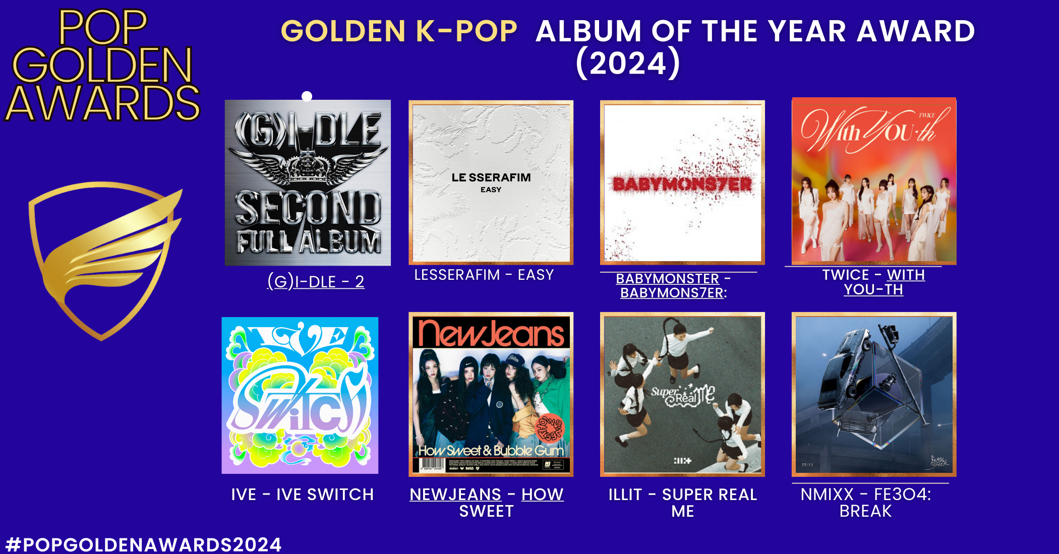 POP GOLDEN AWARDS VOTING